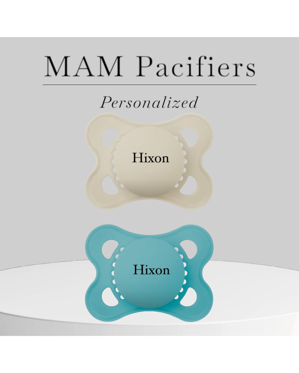 Personalized Pacifier | Babys Name on MAM Pacifier by Pacidoodle ...